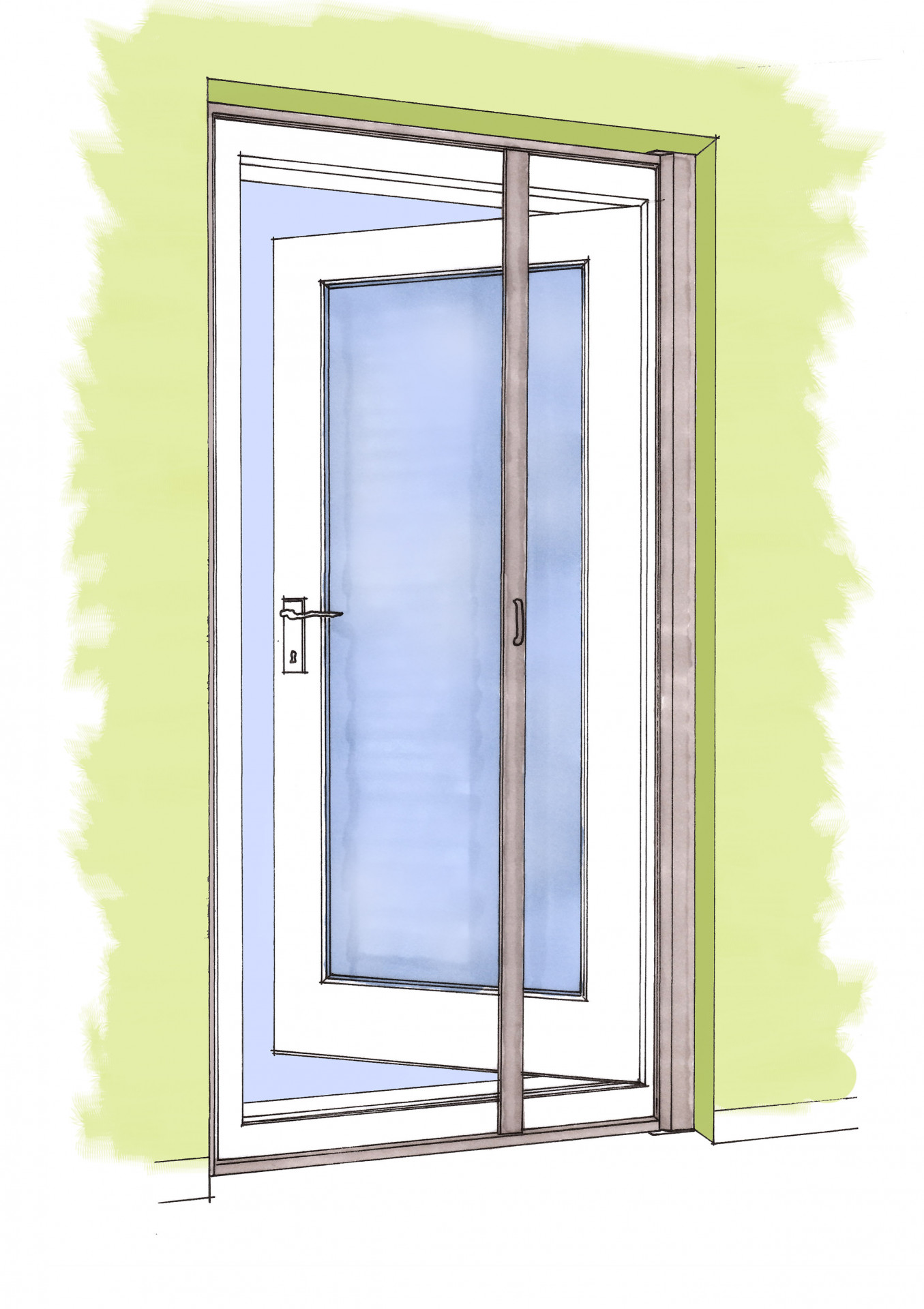 Door Roller Fly Screen - Keep Insects and Flies out! | Streme
