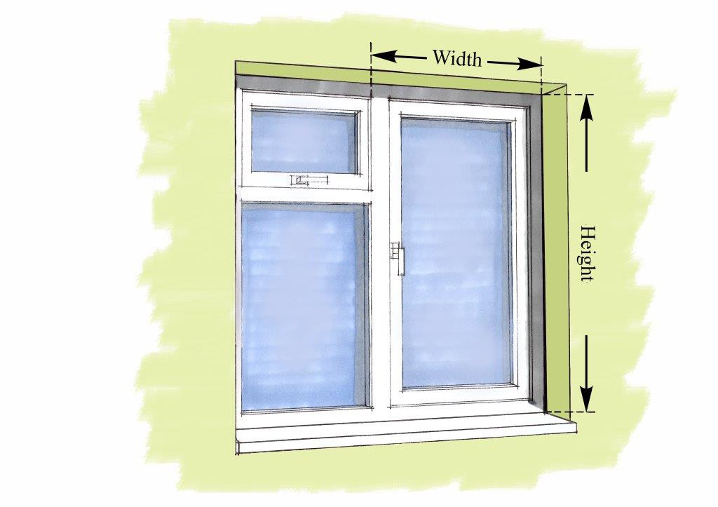 How to measure - window pleated screens | Streme